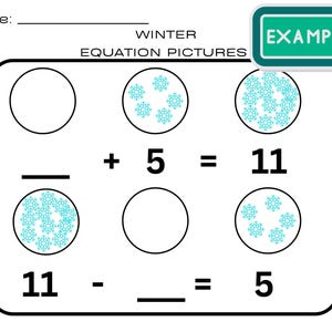 Winter Holiday Math Art Bundle – Symmetry, Multiplication, and Equation ...