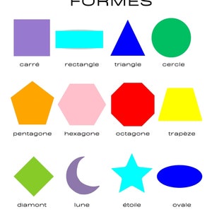 French Classroom Decor Vocabulary Posters OR French FSL Picture ...
