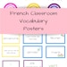 Affiches Pour La Classe French Classroom Poster BUNDLE French Classroom ...