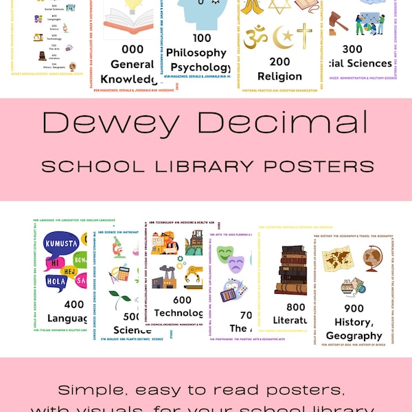 Dewey Decimal System - Etsy