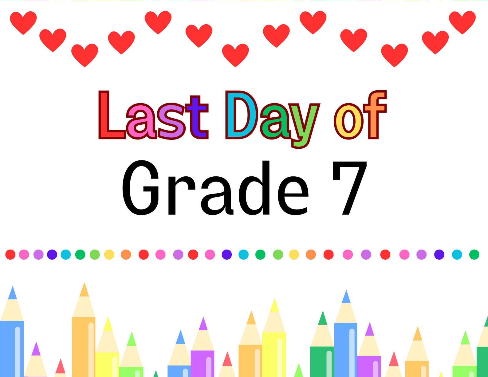 DIGITAL DOWNLOAD: First and Last Day of School Posters for 2023, 2024 ...