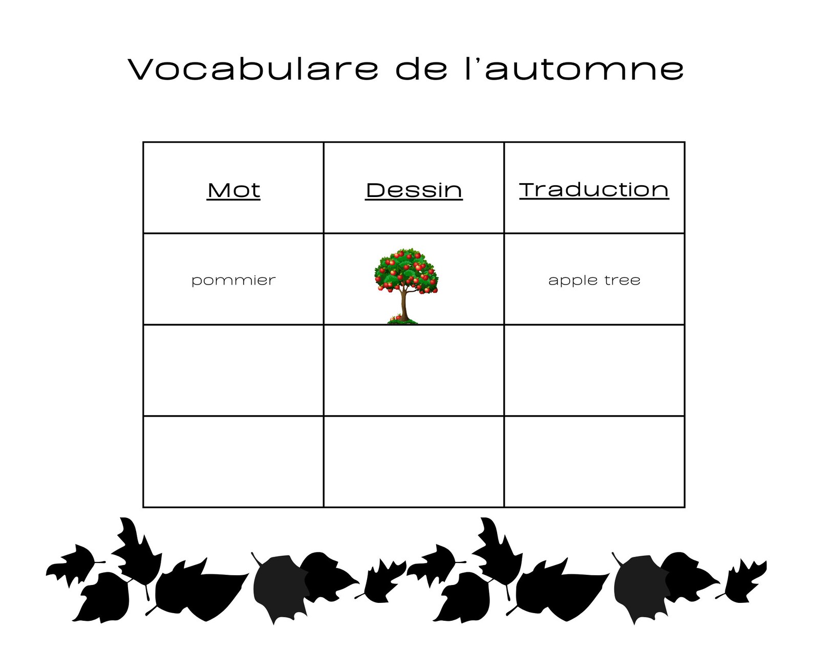L'automne Autumn Fall French Printable Booklet Activities Worksheets - Etsy