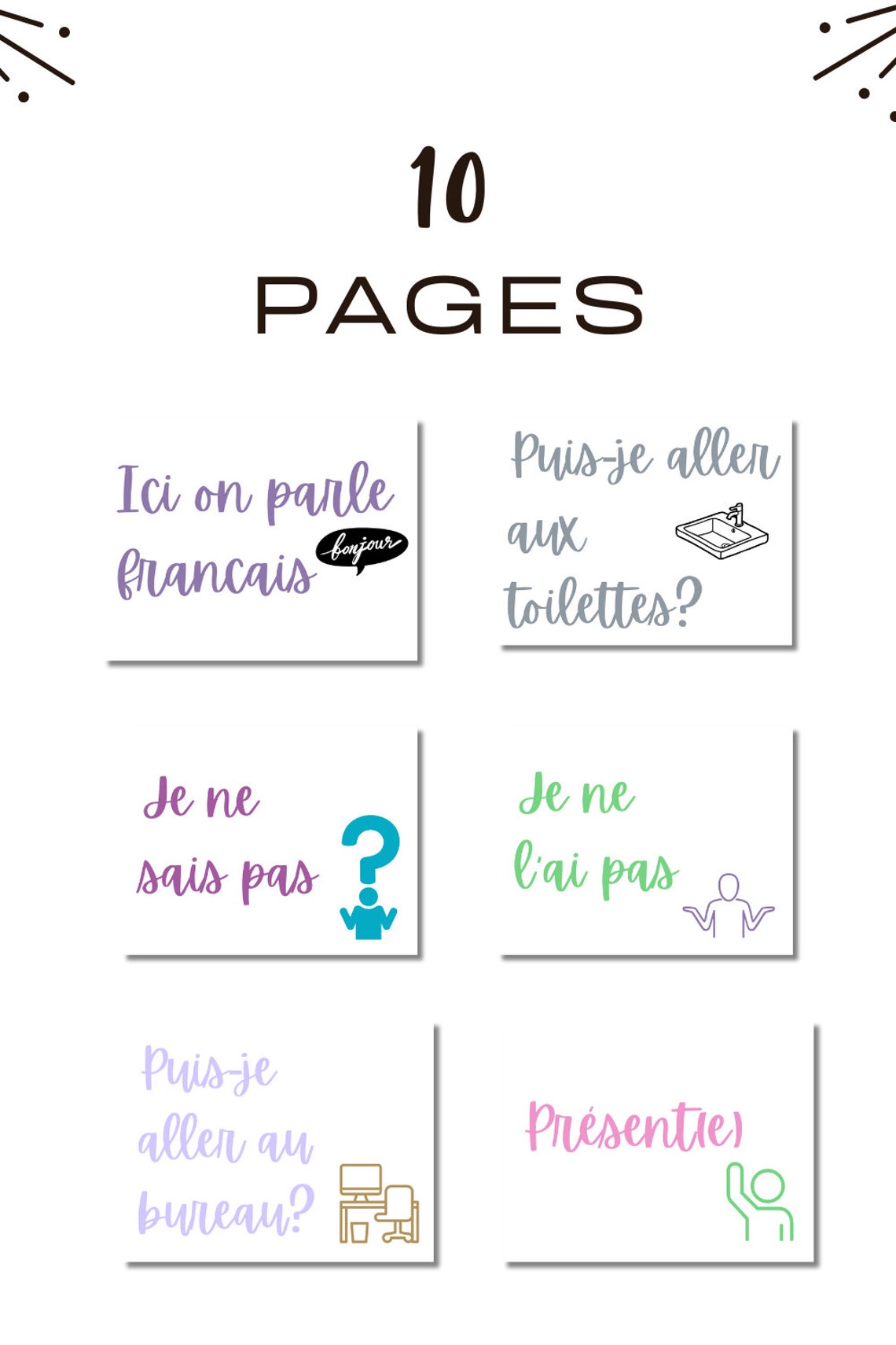 French Classroom Decor Everyday Expressions Posters - Affiches Pour La ...