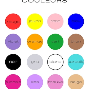 French Classroom Decor Vocabulary Posters OR French FSL Picture ...