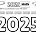2025 New Year Math Activity - Etsy