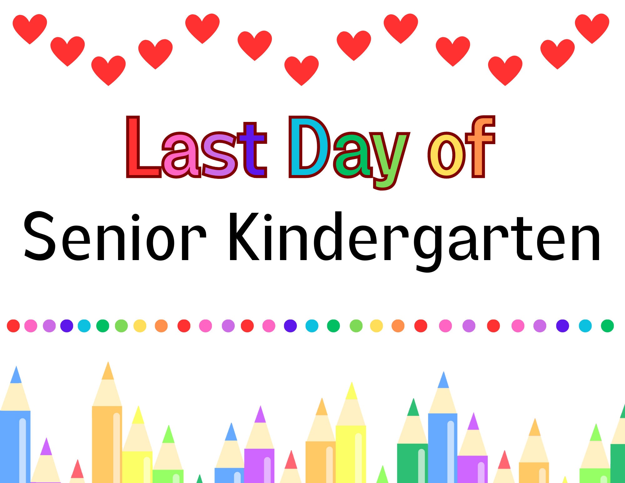 DIGITAL DOWNLOAD: First and Last Day of School Posters for - Etsy