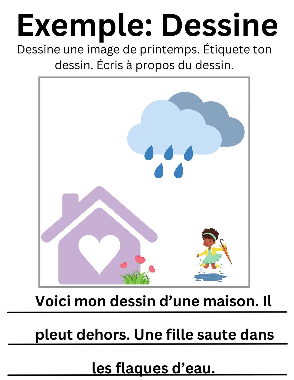 Le Printemps: No-prep French Spring Activities – Printable Worksheets ...