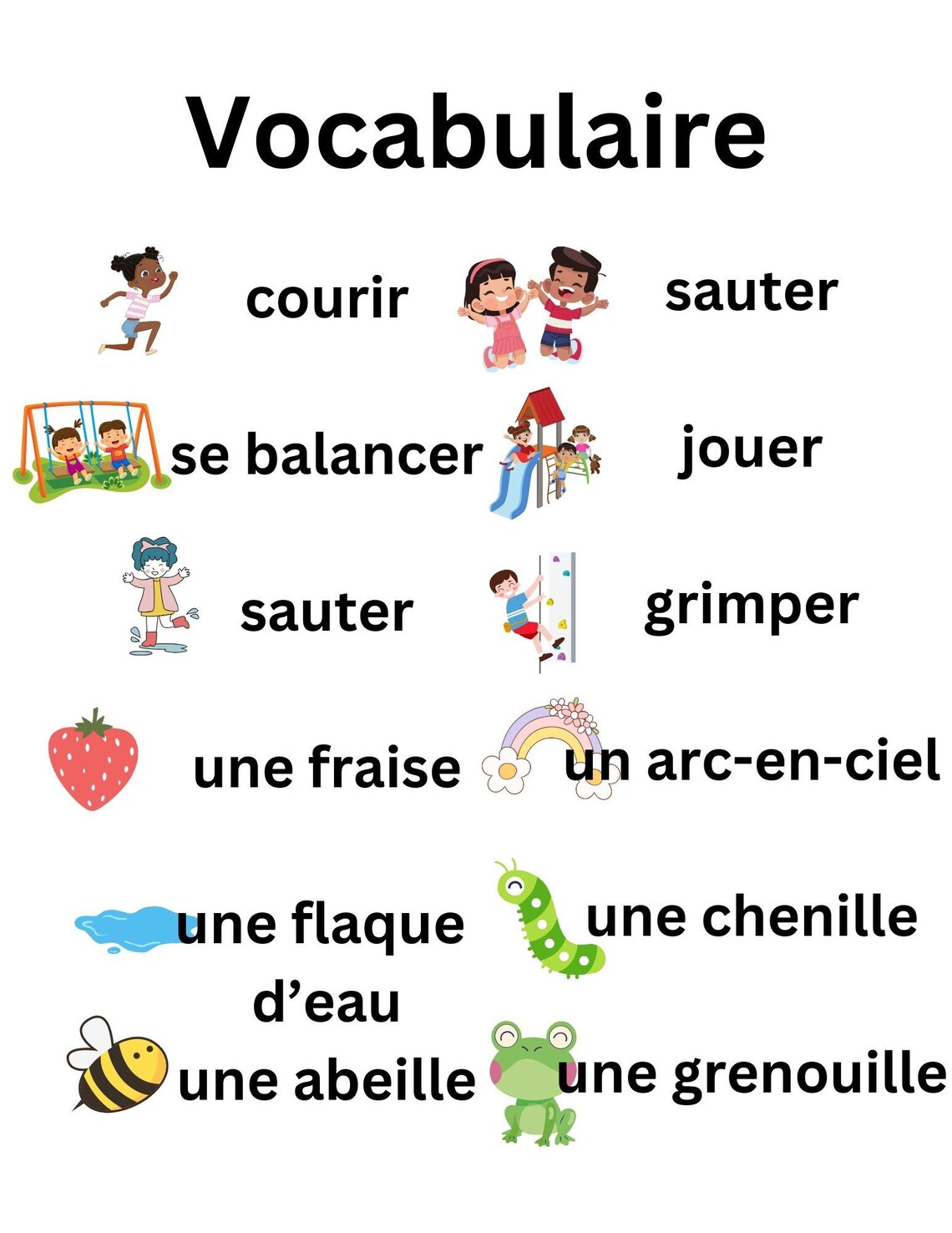 Le Printemps: No-prep French Spring Activities – Printable Worksheets ...