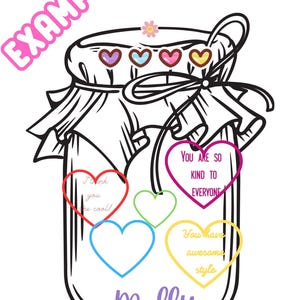 Kindness Jars Valentines Day Activity Bulletin Board Idea - Etsy