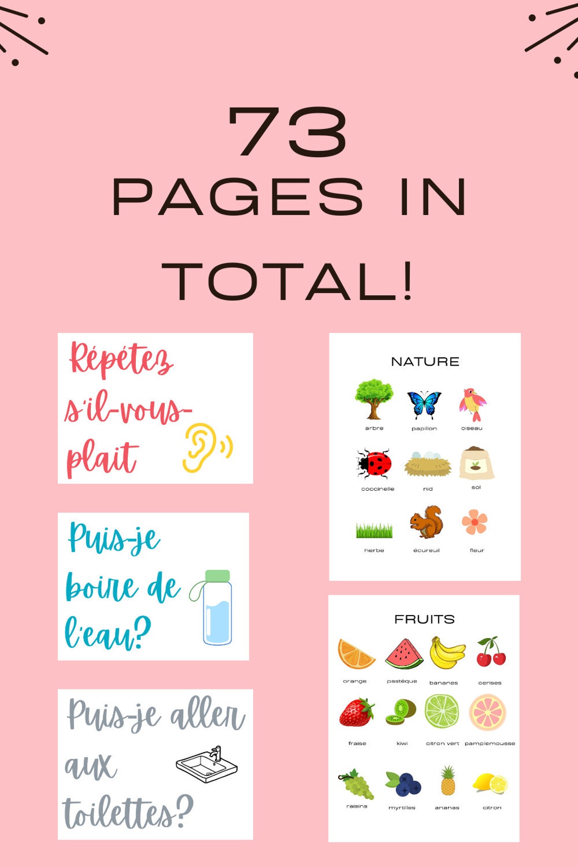 Affiches Pour La Classe French Classroom Poster BUNDLE French Classroom ...