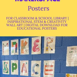 Makerspace Posters Signs for School Library or Classroom - Etsy