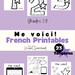 French Me Voici – All About Me Poster, Printable French Classroom ...