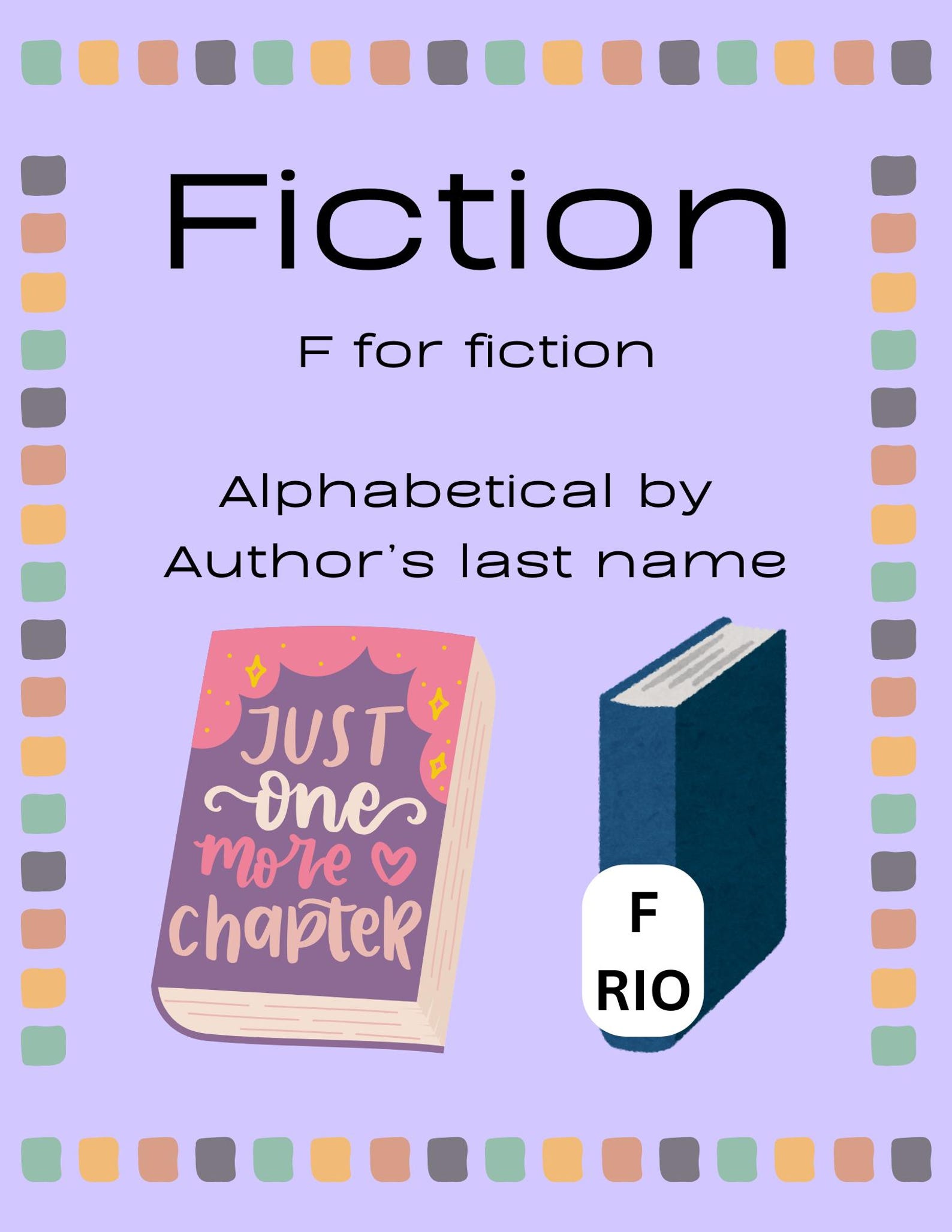 Library Genre Poster Set | 6 Printable Signs for School Library ...