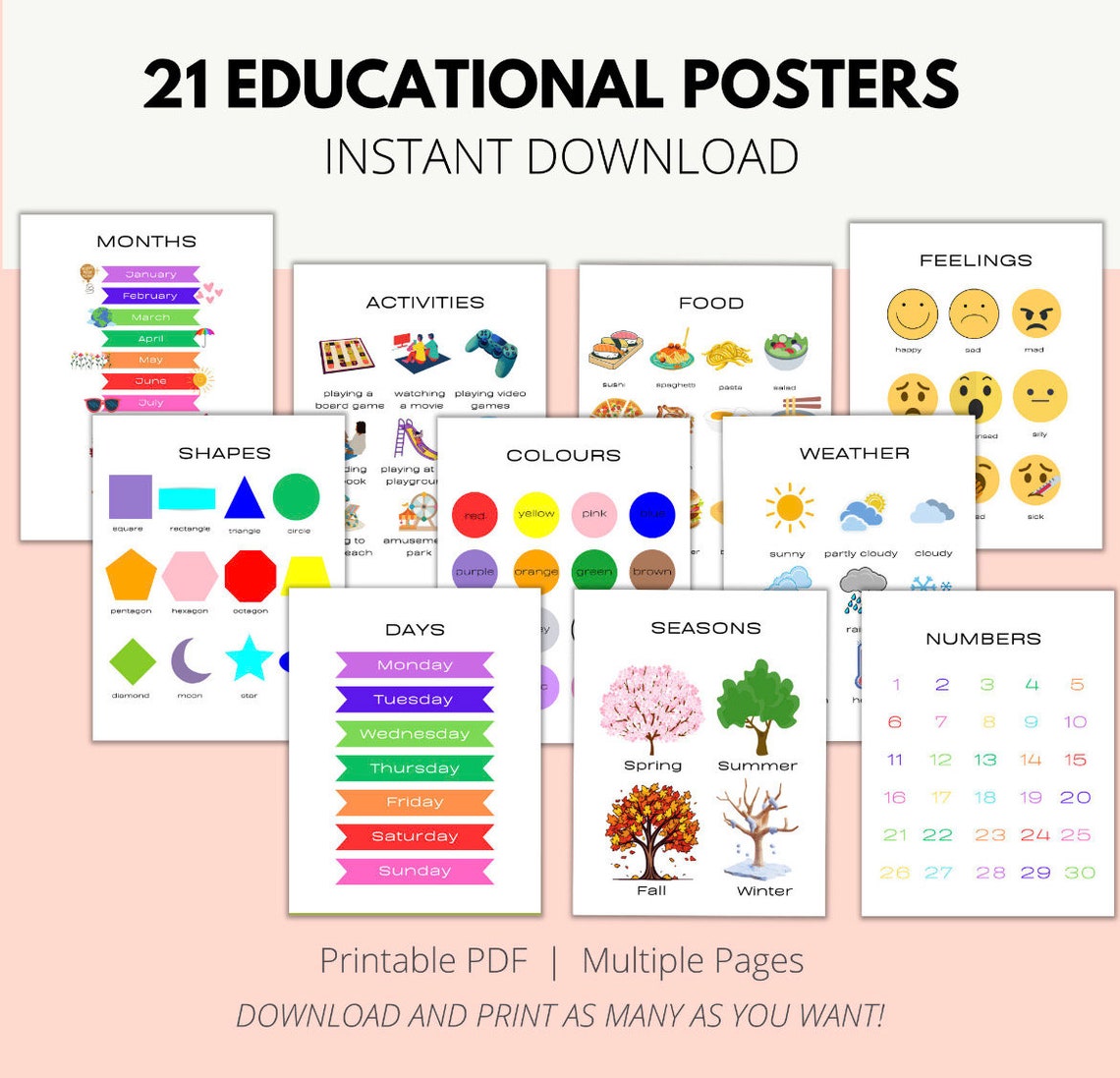 Library Poster BUNDLE - 55 Digital Poster Downloads - School Library ...