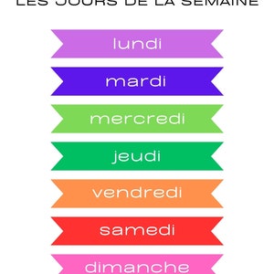 French Classroom Decor Vocabulary Posters OR French FSL Picture ...