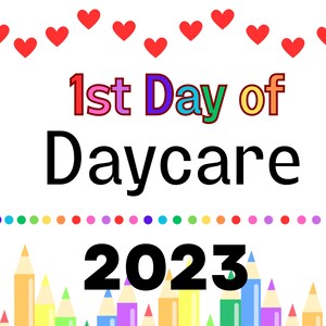 DIGITAL DOWNLOAD: First and Last Day of School Posters for 2023, 2024 ...