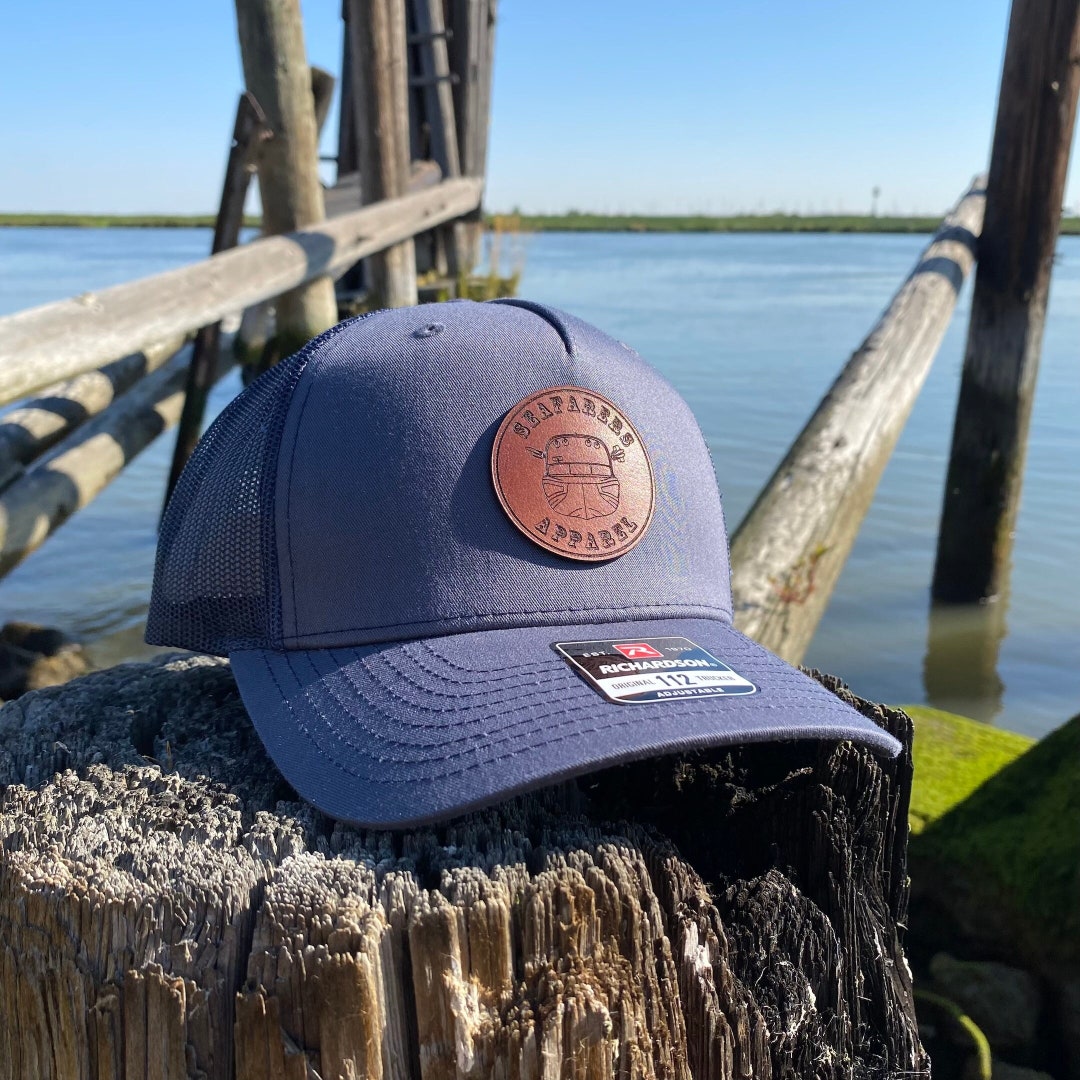Wake Boat Genuine Leather Patched Cap - Etsy