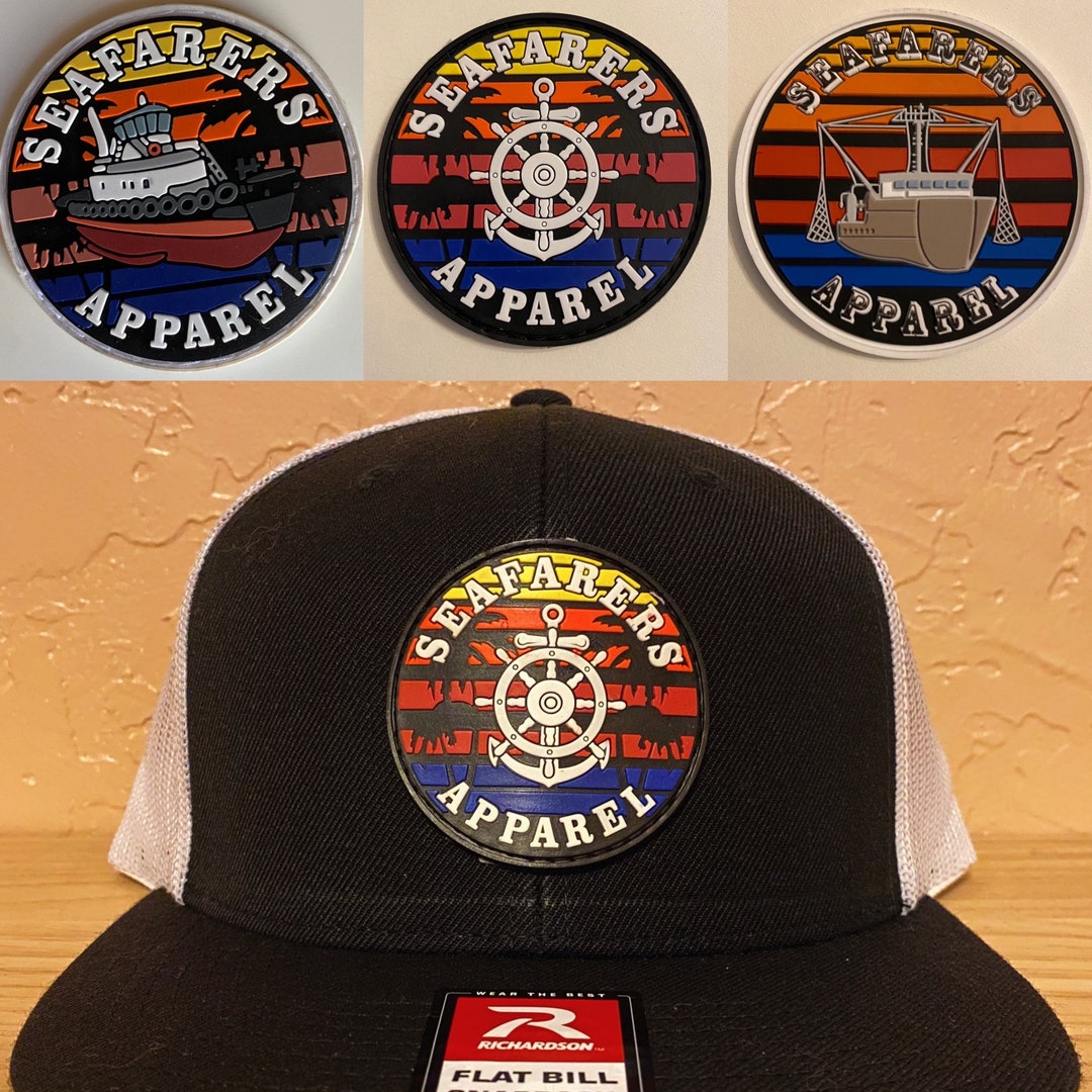 Maritime Hats With Colored Patch - Etsy