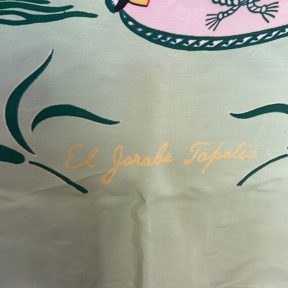 Vintage Travel Scarf Mexico El Jarabe Tapatio Hat Dan… - Gem