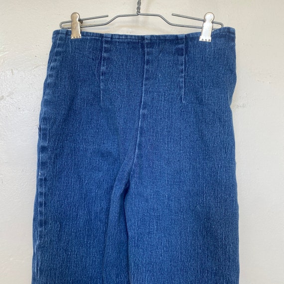 Vintage 1980s Landing Gear Blue Denim Jeans Triangle … - Gem