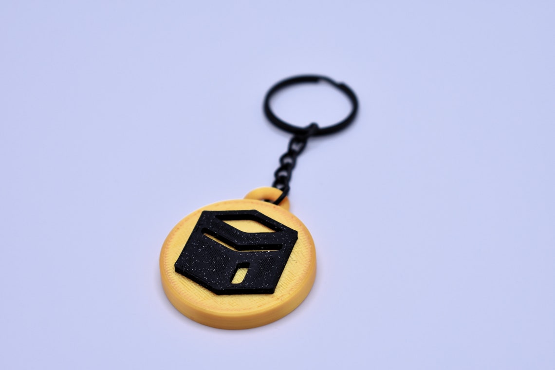 Black and Gold Kaaba Keychain • Embossed 3D Printed • Islamic Eid Gift ...