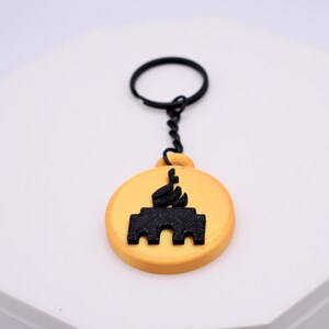 3D Printed Islamic Keychain • Black and Gold Eid Gift - Etsy