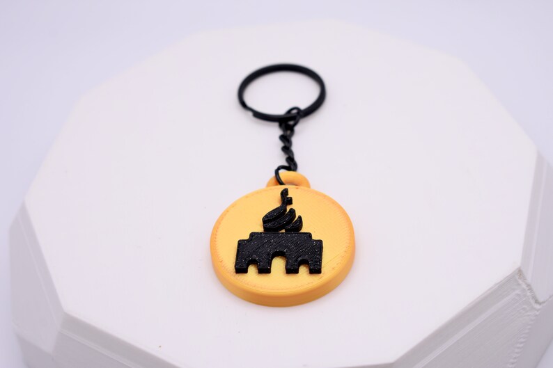 Black and Gold Muslim Symbol Keychains • 3D Printed • Islamic Eid Gift ...