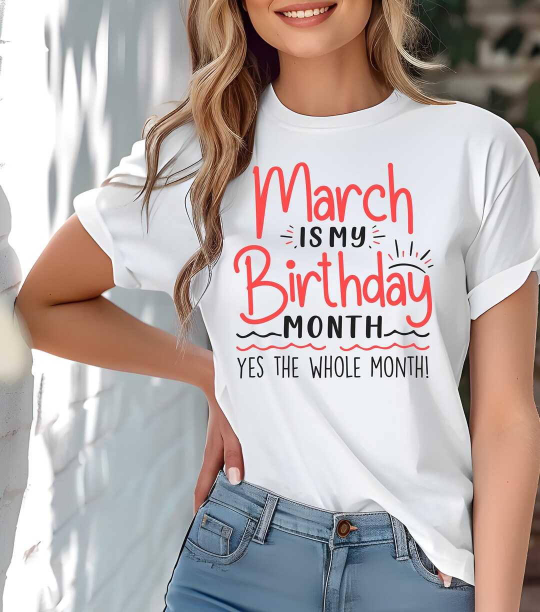 Happy Birthday Tee, Birthday King, Birthday Girl Birthday Shirt, March ...