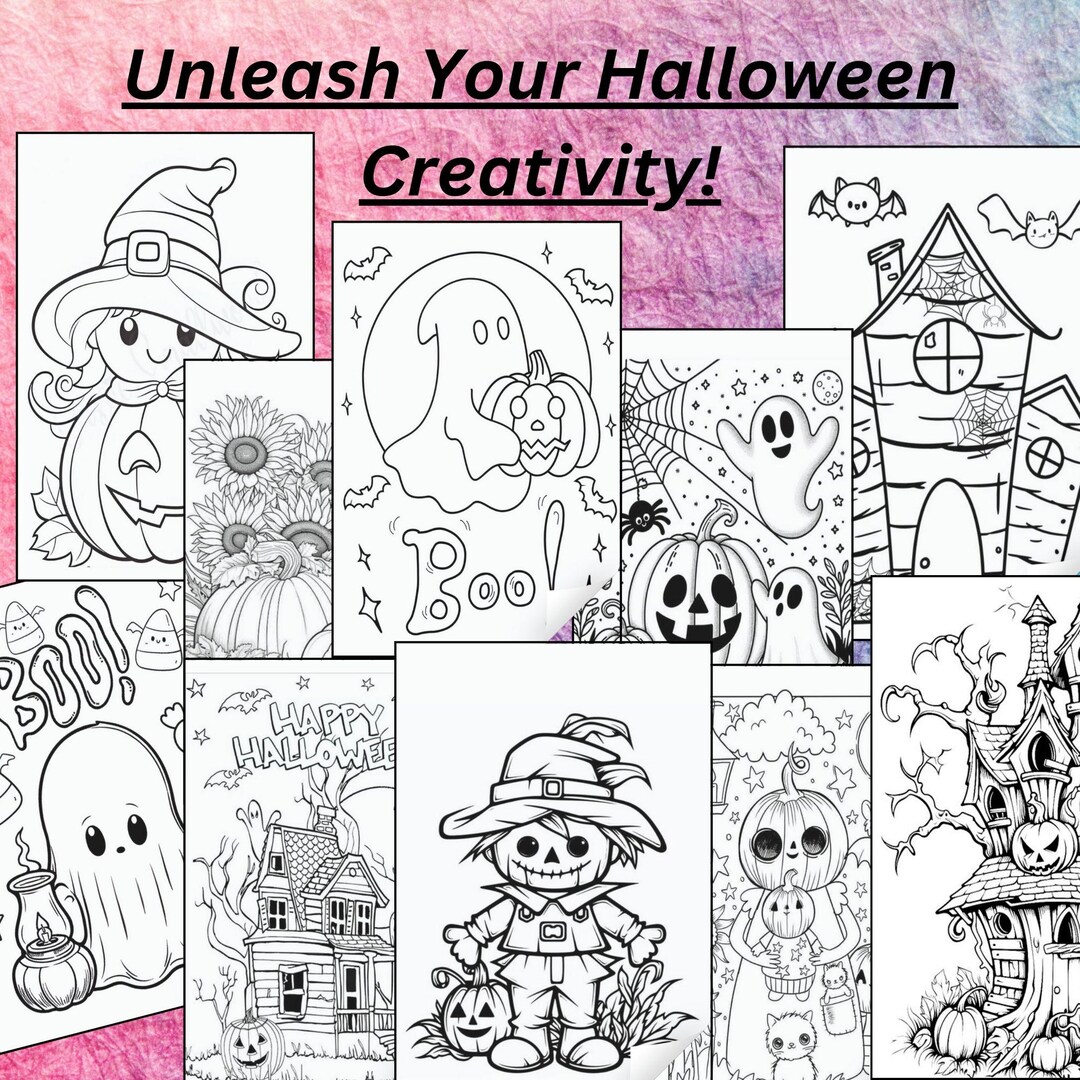 76 Halloween Printable Coloring Pages Kids Halloween Printable Coloring ...