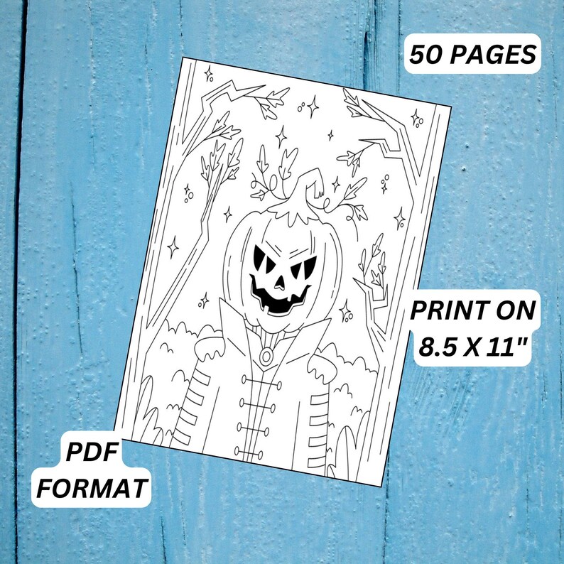 50 Halloween Printable Coloring Pages Kids Halloween Printable Coloring ...