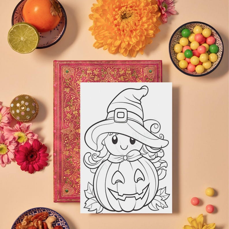 50 Halloween Printable Coloring Pages Kids Halloween Printable Coloring ...