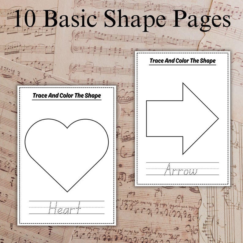 Basic Shape Pages 10 Basic Shape Coloring Pages. Shape Practice Shape ...