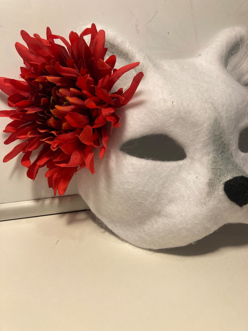 Cat Mask, Theiran Mask, Therian, Cosplay, Therian Cat, White Cat ...