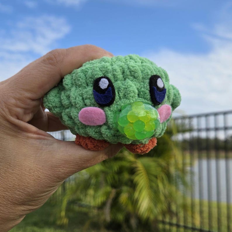 Stress Puff Ball Crochet Pattern: Fidget Plushie & Amigurumi (PDF ...