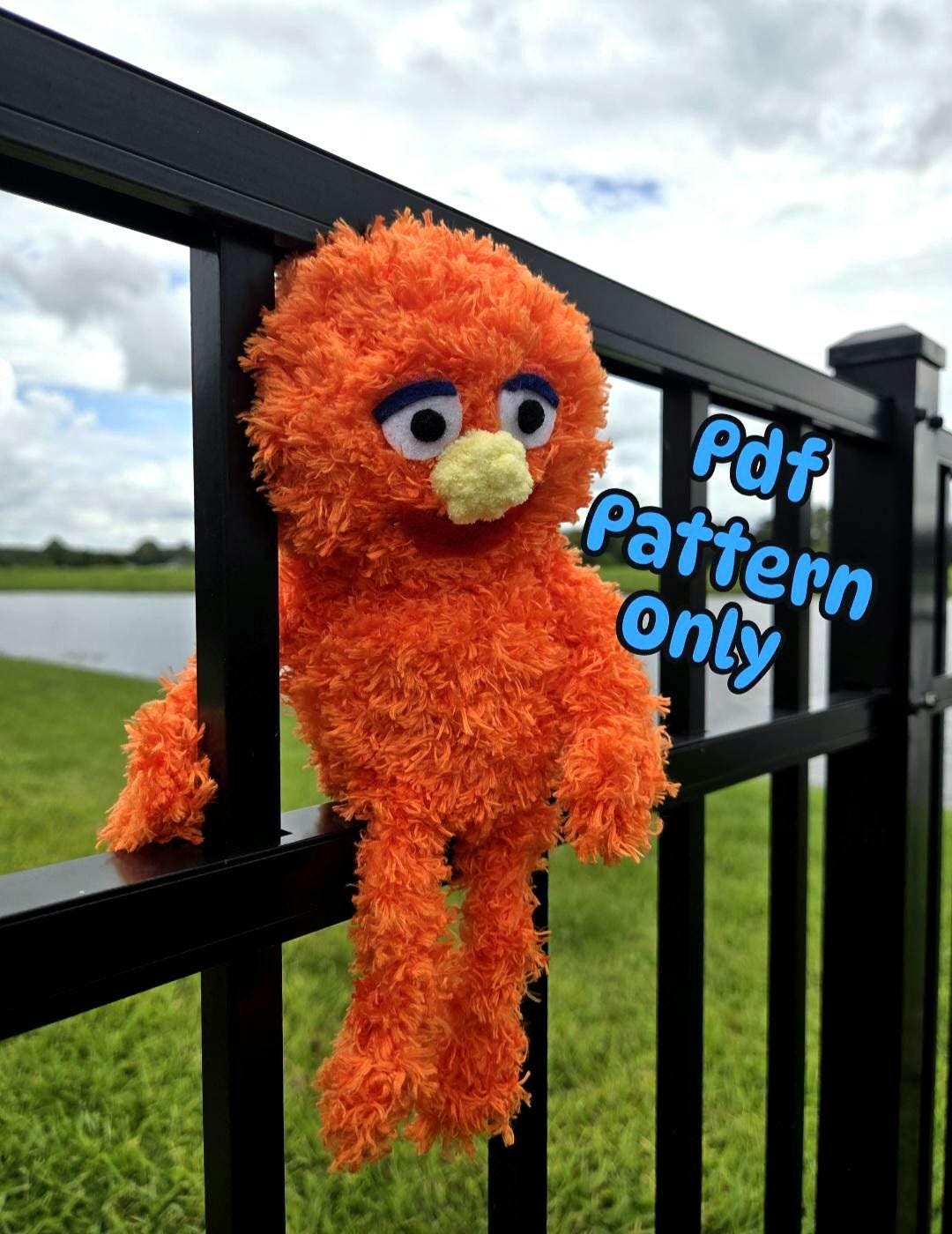 Orange Puppet Crochet Pattern: No Sew Plushie Toy (PDF Pattern) - Etsy