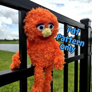 Orange Puppet Crochet Pattern: No Sew Plushie Toy (PDF Pattern) - Etsy