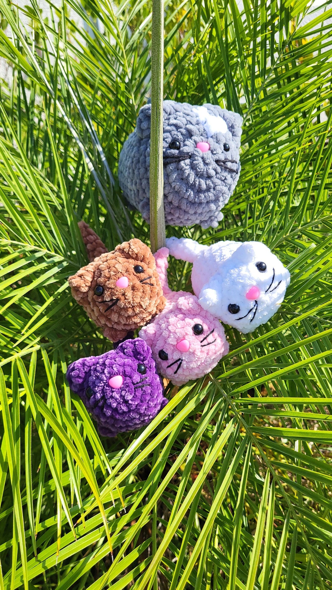 Teacup Kitty Cat, Mini Kitten, Tiny Cat, Small Plushie, Crochet Toy ...