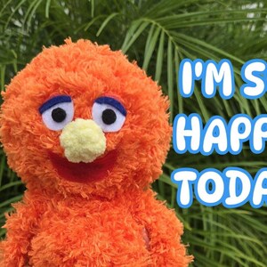 Orange Plushie Children's Toy, Furry Snuggle Buddy Inspired by Miss ...