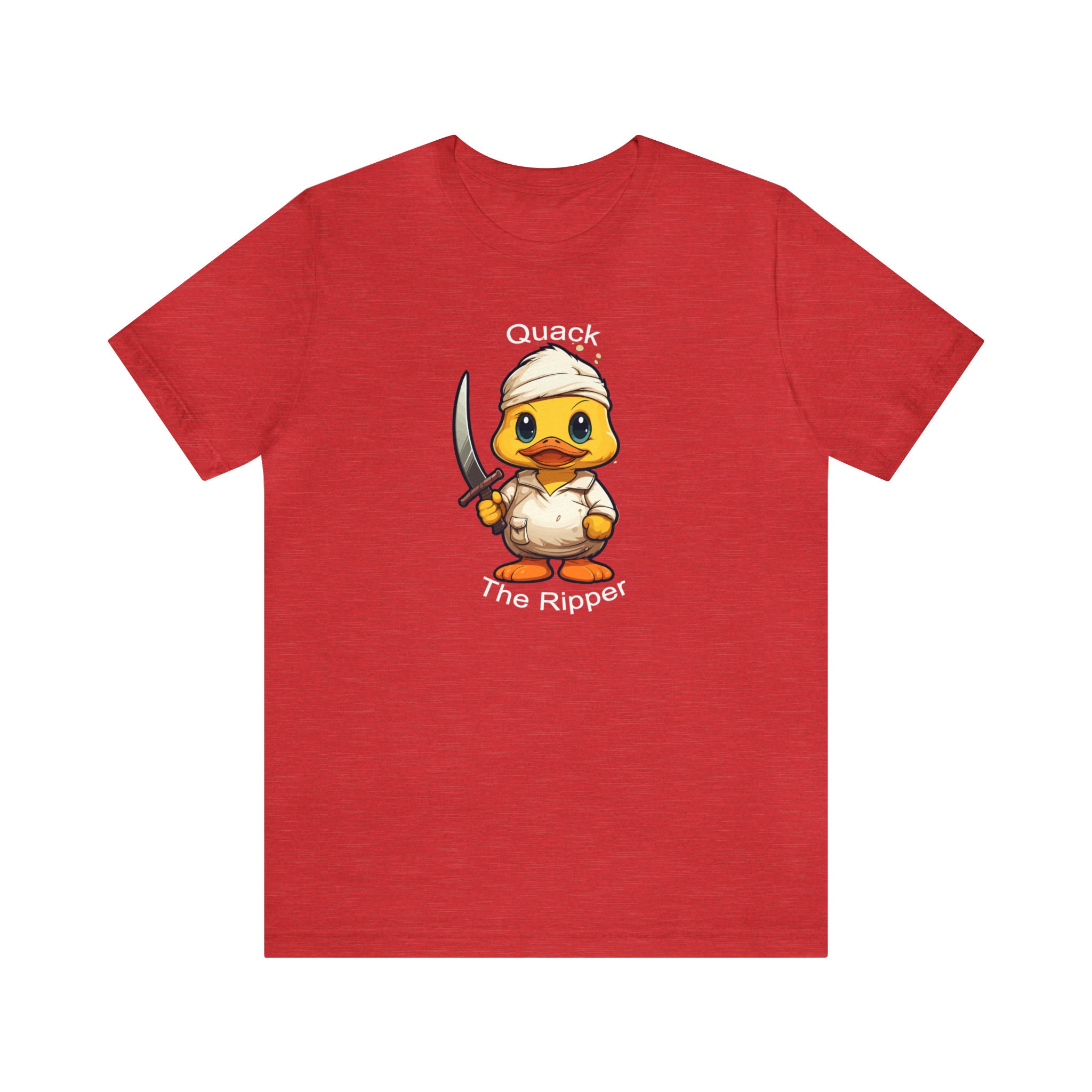 Quack the Ripper, Cute Animated Duck With Knife T-shirt - Etsy