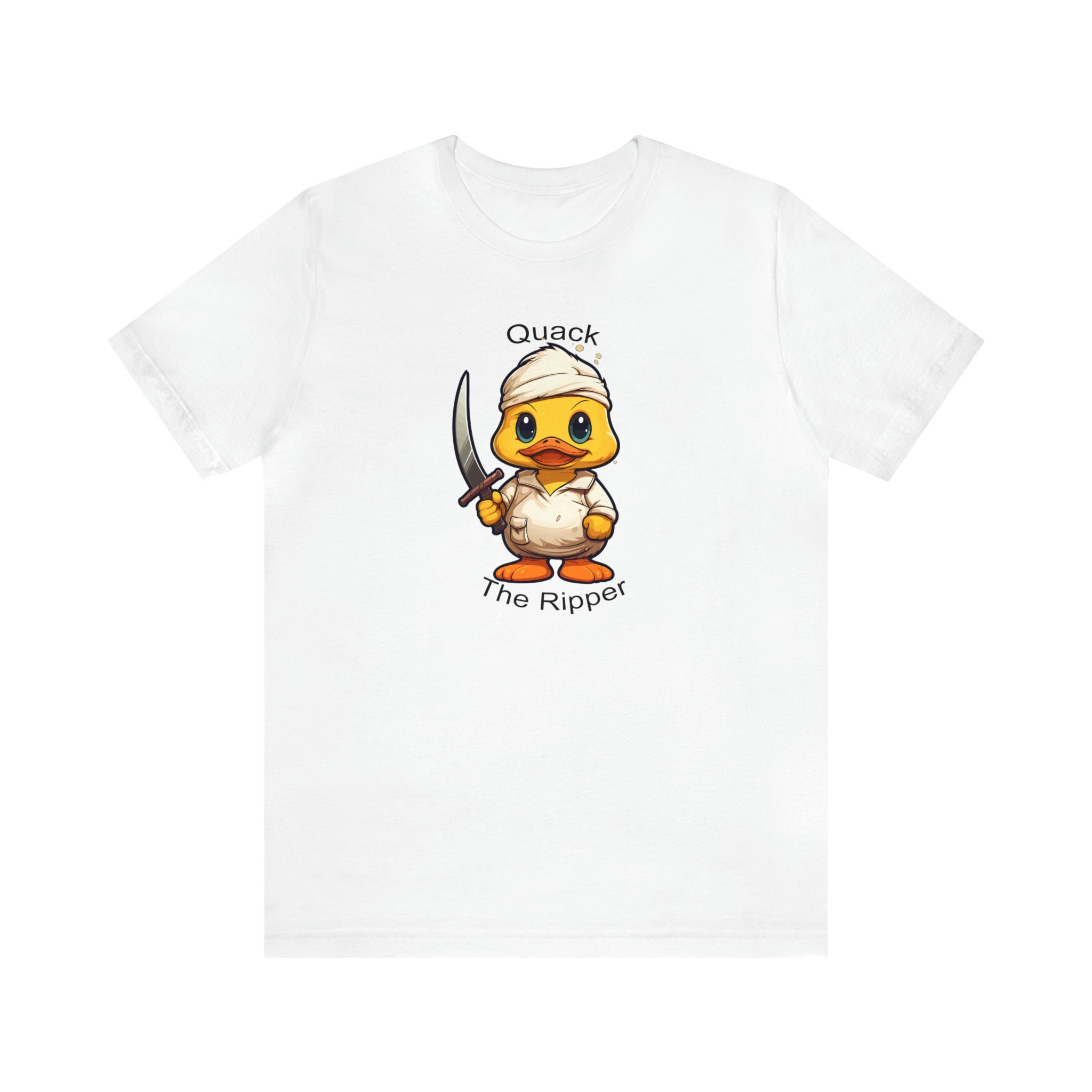 Quack the Ripper, Cute Animated Duck With Knife T-shirt - Etsy