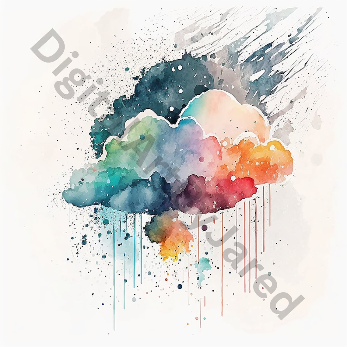 Watercolor Weather Clipart Travel Clipart Digital Planner Images | Set ...