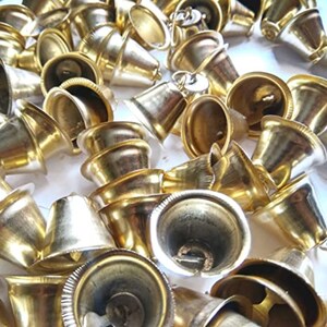 Brass Bells for Craft Home Decor Ornaments 1 Inch Size - Etsy