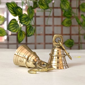Solid Brass Bells Golden Home Decorative Christmas Tree Decor Ornaments ...