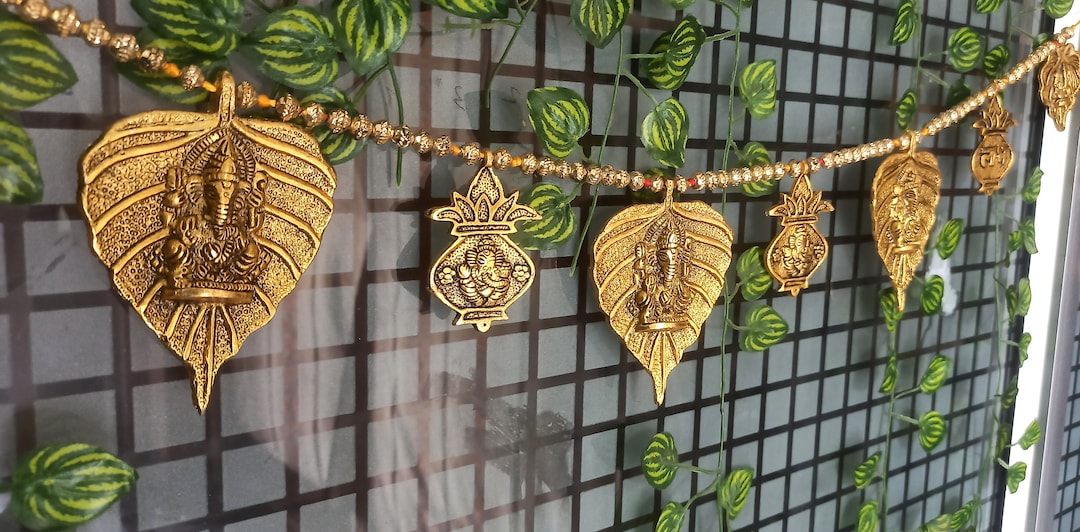 Bandanwar Door Wall Hanging Torans Subh Labh Ganesh Moti Toran for Home ...