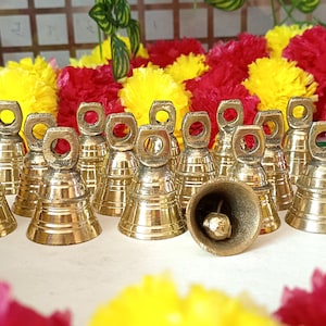 Solid Brass Bells Golden Home Decorative Christmas Tree Decor Ornaments ...