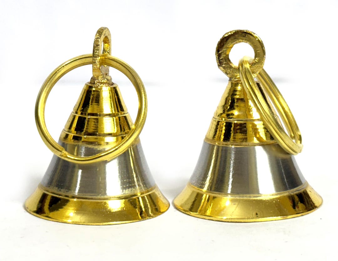 Brass Collar Bells With Round Ring for Pet and Home Decor Jingle Bell 1 ...