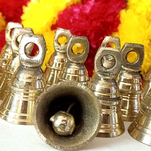 Solid Brass Bells Golden Home Decorative Christmas Tree Decor Ornaments ...