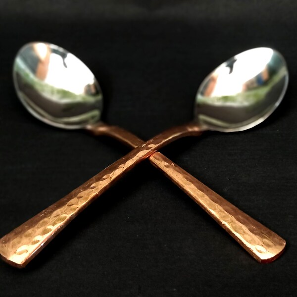 Copper Serving Spoon - Etsy