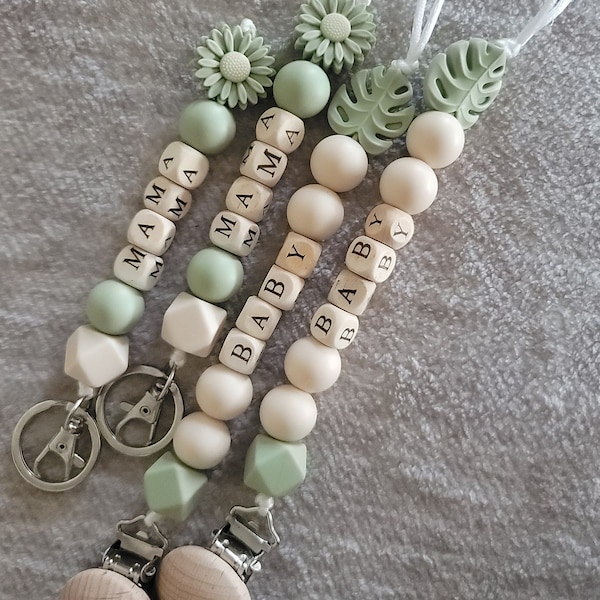 Pacifier Clip Name - Etsy