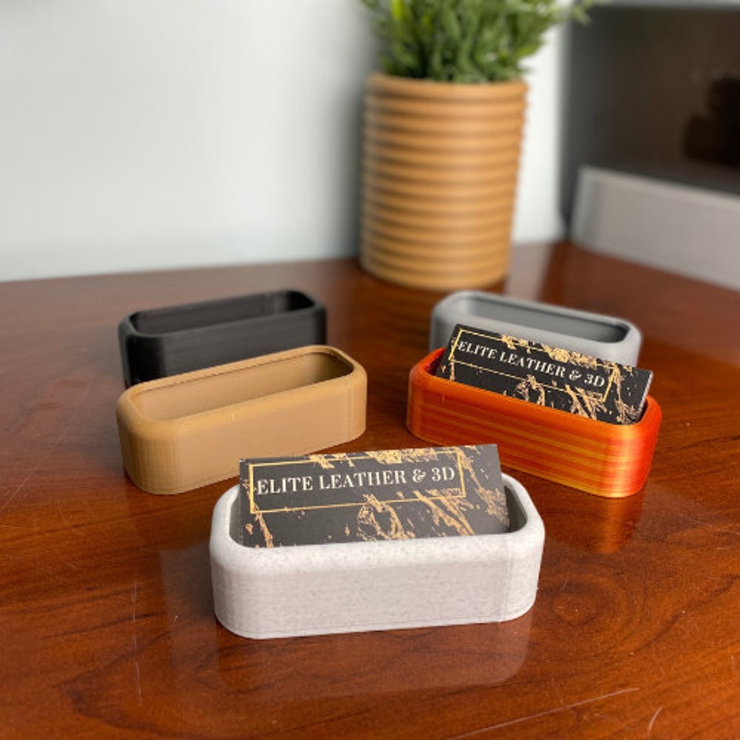 Desk Organizer Business Card Display Desk Business Card Holder Office ...